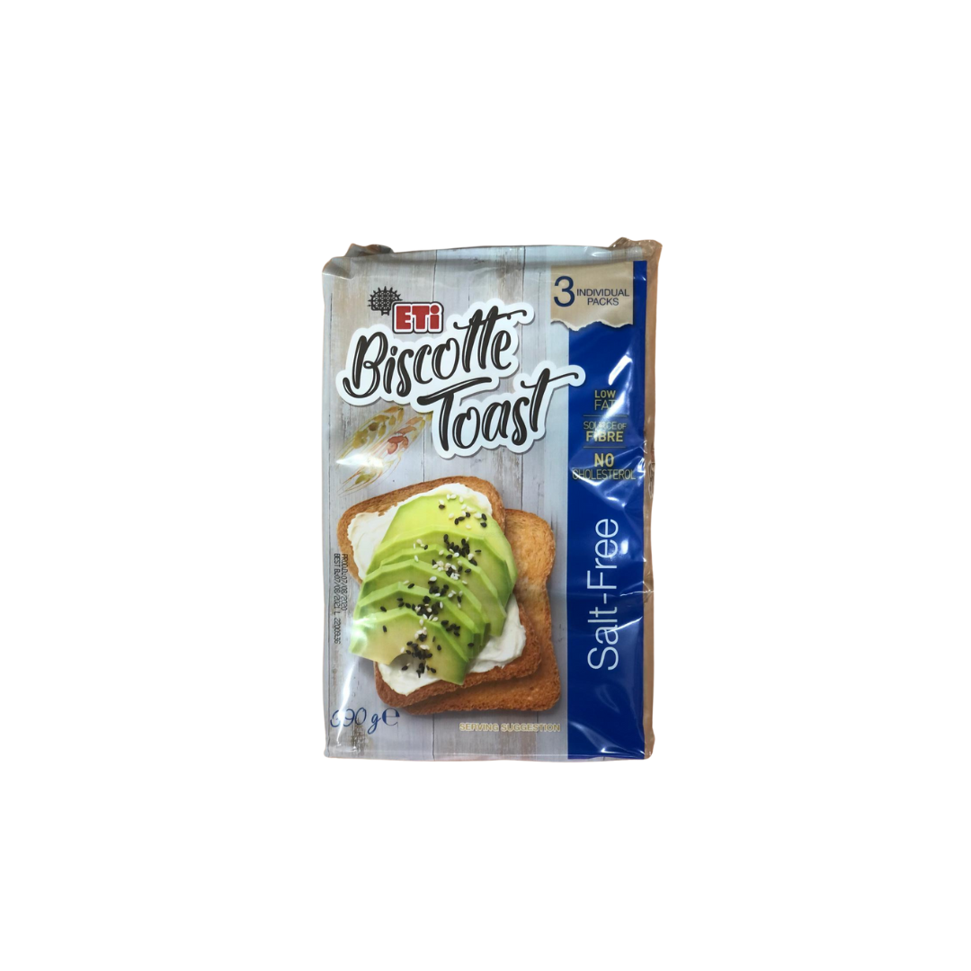 Eti Biscotte Toast Salt Reduced